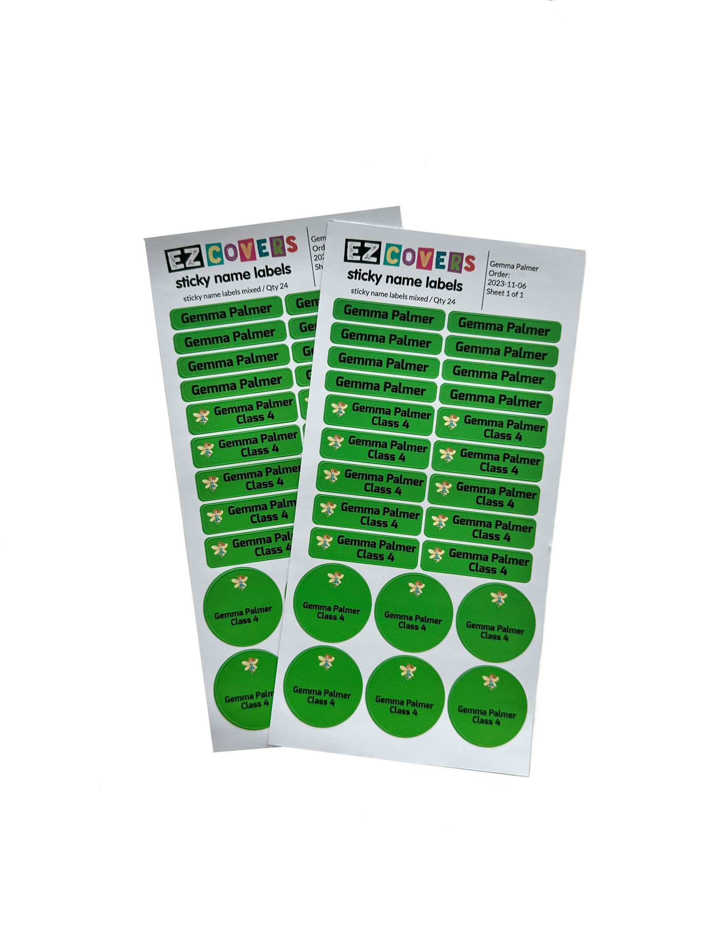 Personalised Mixed Labels | EZ Covers Australia