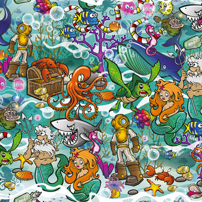 Underwater School Book Covers | EZ Covers Australia